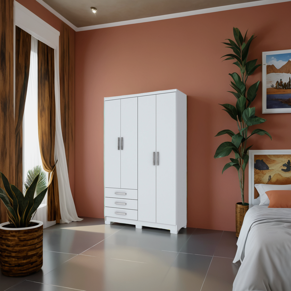 SAO LUIS 4 DOORS WARDROBE– CLW Africa